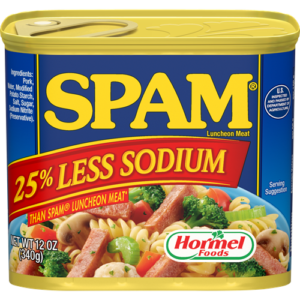 SPAM ® Less Sodium
